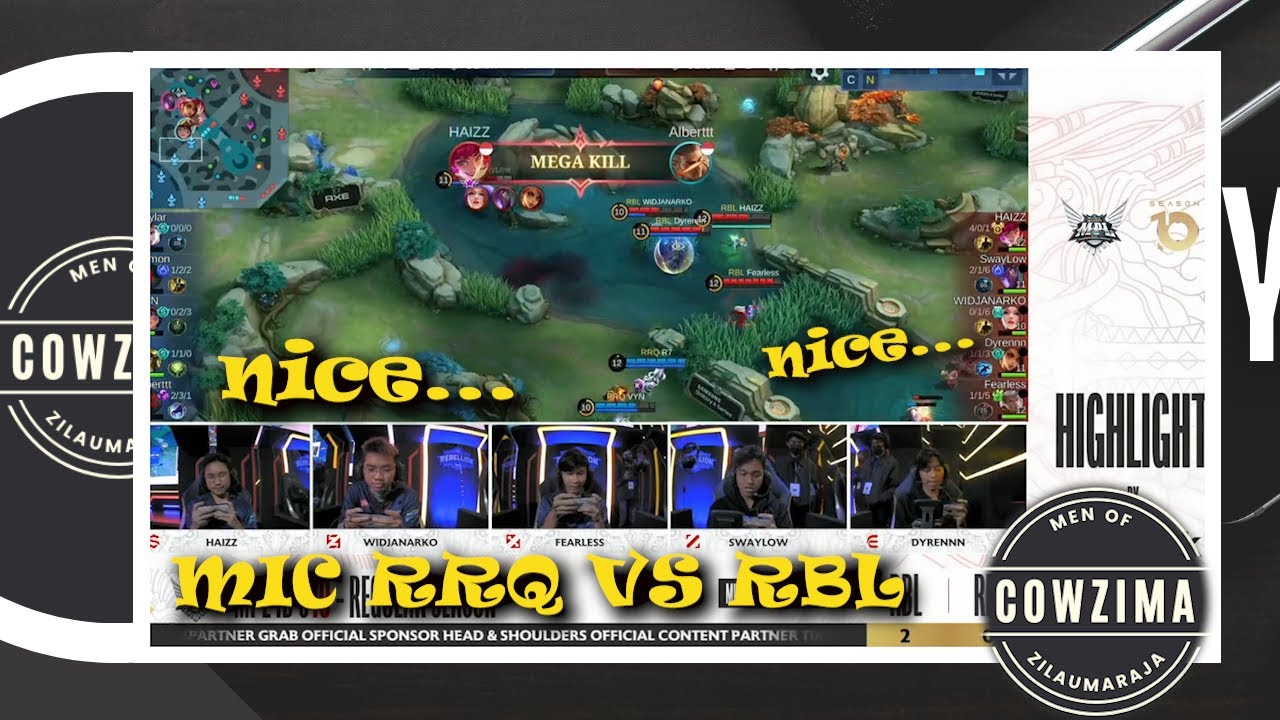 MIC CHECK RRQ vs RBL | MATCH RRQ VS RBL | KEKALAHAN RRQ | MPL ID SEASON ...
