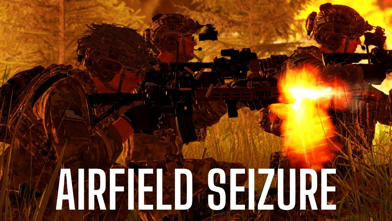 US Army Rangers Night Airfield Assault | Arma 3 - YouTube