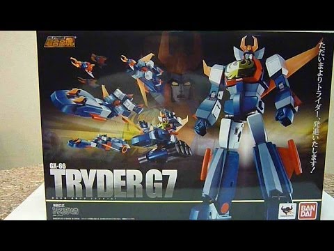 Bandai Soul of Chogokin GX-66 Tryder G7 Review - YouTube