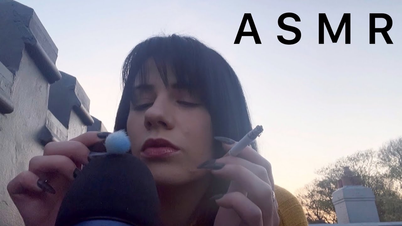 ASMR | Mic Brushing, Mic Blowing & Smoking 🌬 - YouTube
