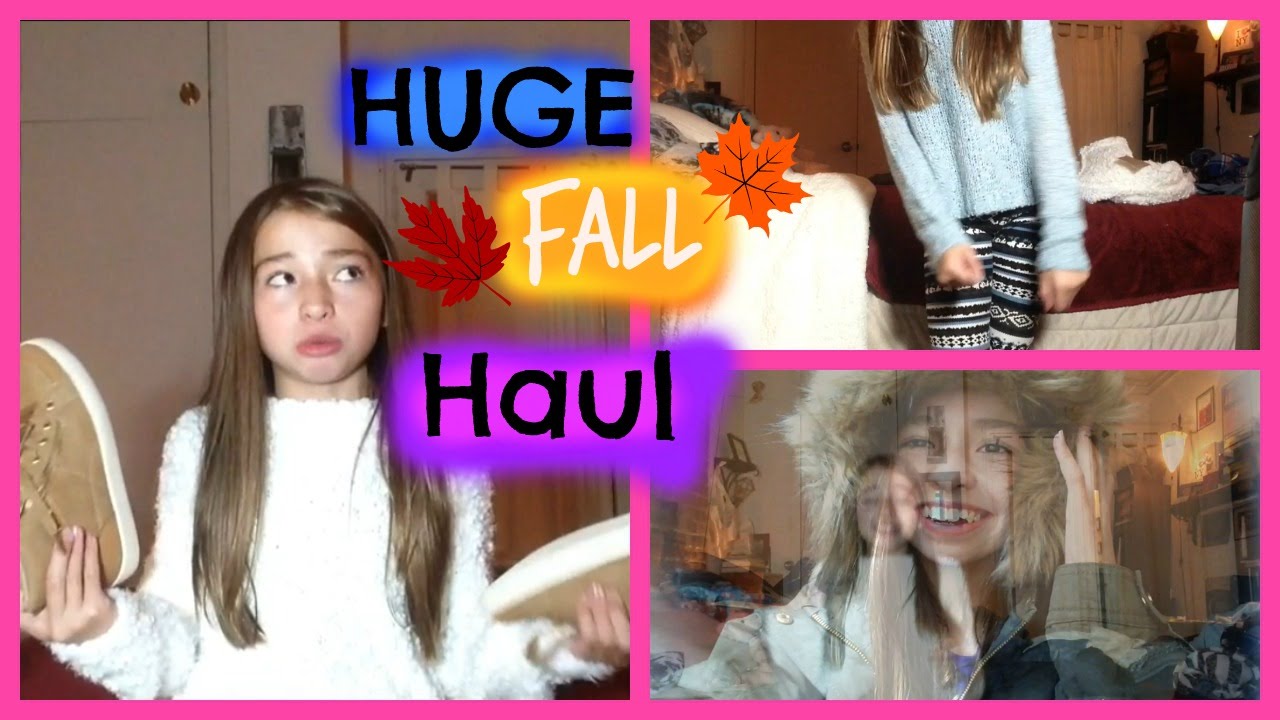 HUGE Fall Haul / Try on 2014 - YouTube