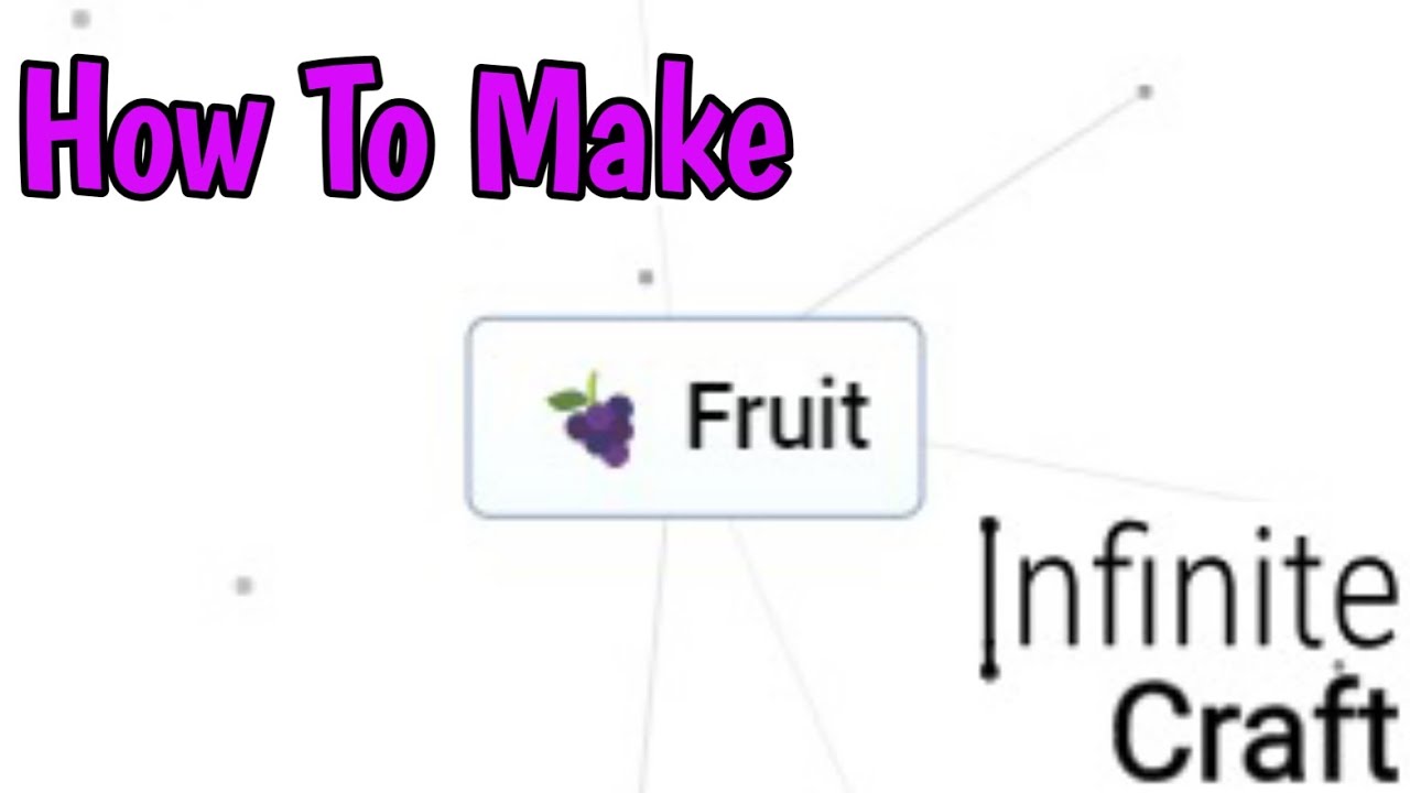 How To Make Fruit In Infinite Craft (2024) - YouTube
