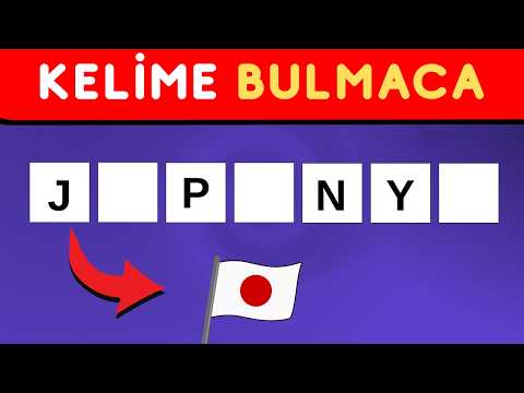 ÜLKE BULMACA 🌍🤔 Eksik Verilen Ülkeleri TAHMİN ET! 🧠