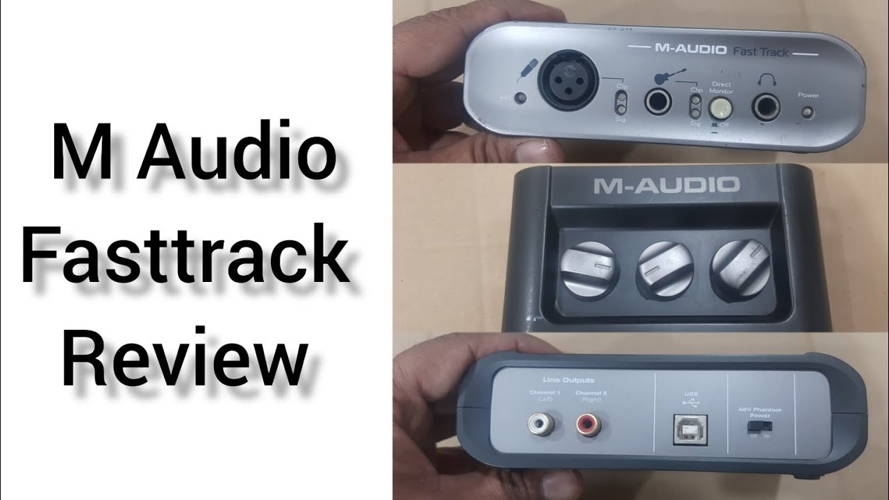 M Audio Fasttrack | m audio fast track - YouTube