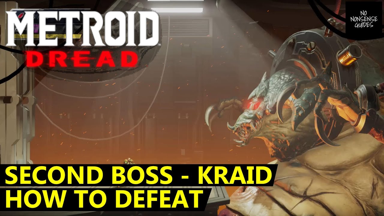 Metroid Dread Second Boss - How to Defeat Kraid - YouTube