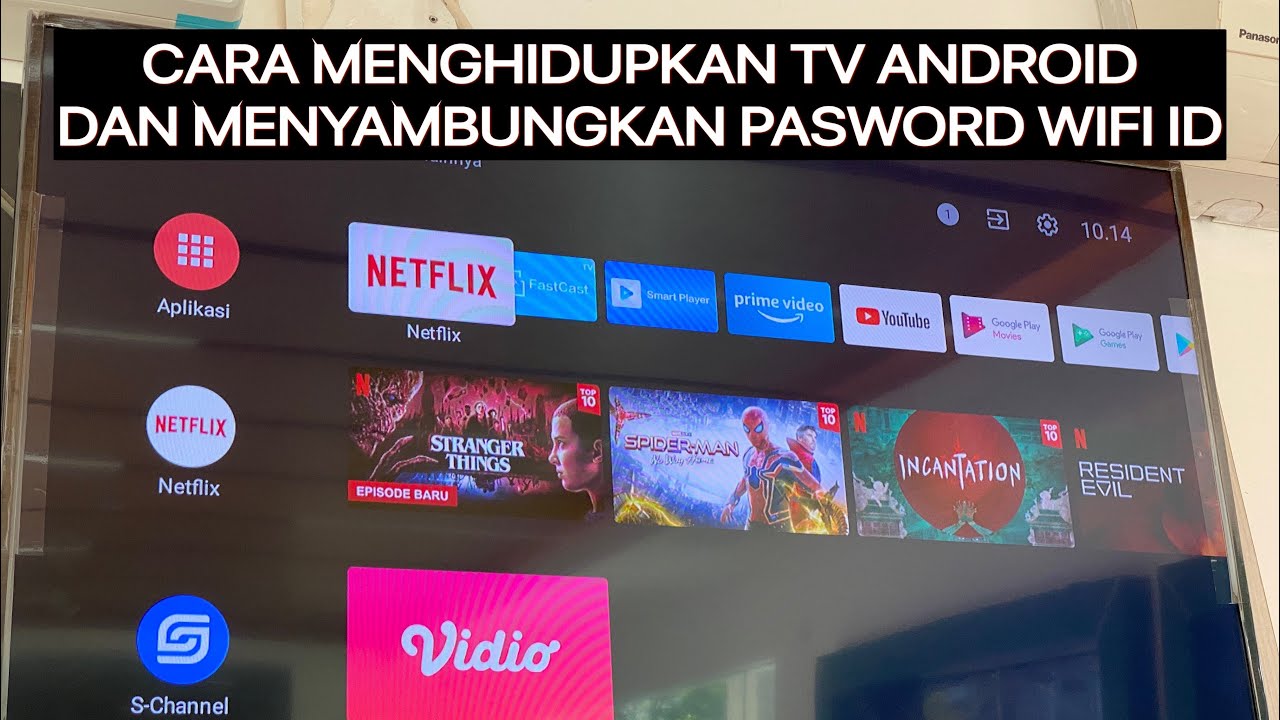 Cara Hidupkan TV Android Dan Memasukan Pasword Wifi ID - YouTube