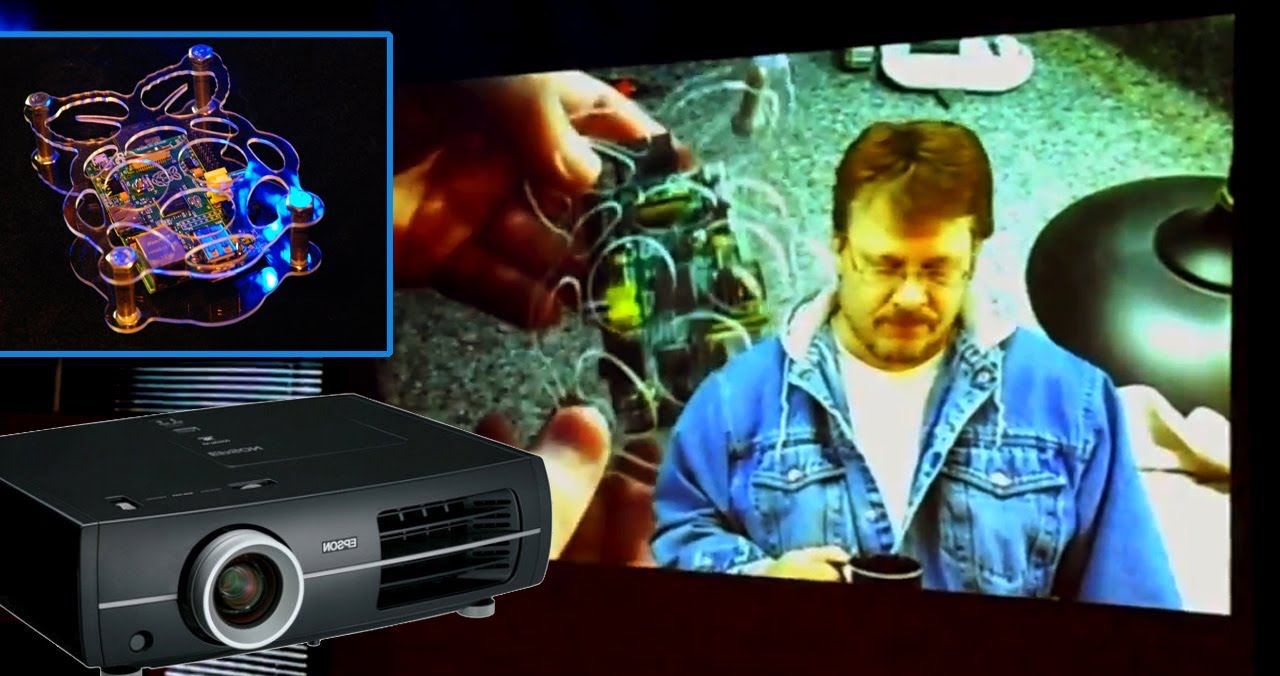 Giant Media Center Project - LCD Projector, Raspberry Pi and Big Screen ...