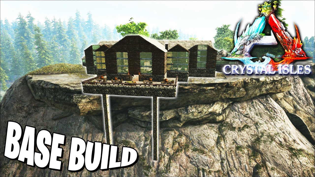 CRYSTAL ISLES BASE BUILD | ARK SURVIVAL - YouTube