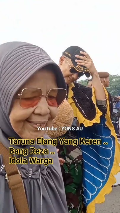 Taruna Elang Paling Keren .. Bang Reza .. Idola Warga di Ajak Foto Bareng - YouTube