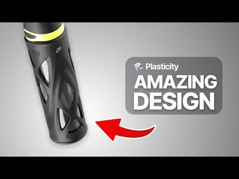 How To 3D Model This ORGANIC Design (Plasticity Tutorial)