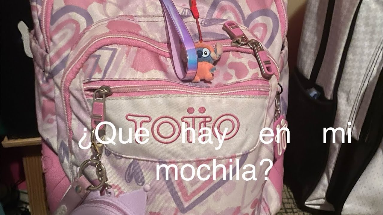 ¿Qué hay en mi mochila 🎒 del colegio?📚 - YouTube