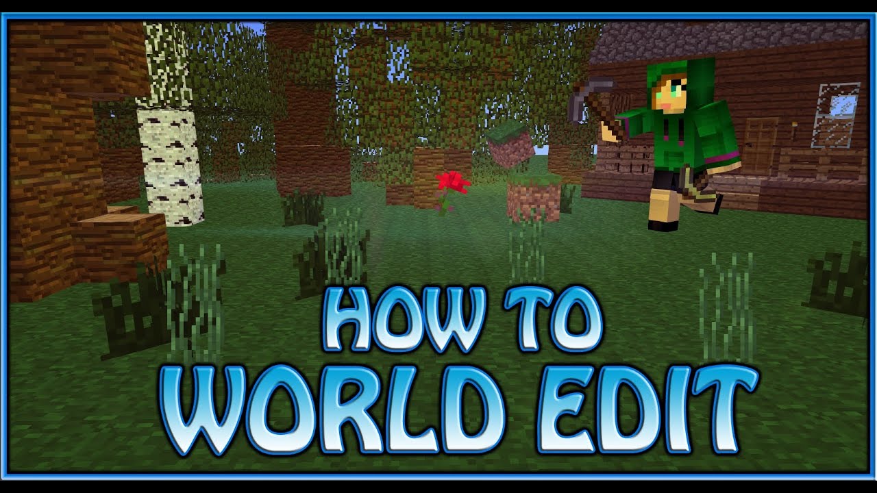 How To Worldedit Two Block Tall Grass And Flowers Youtube