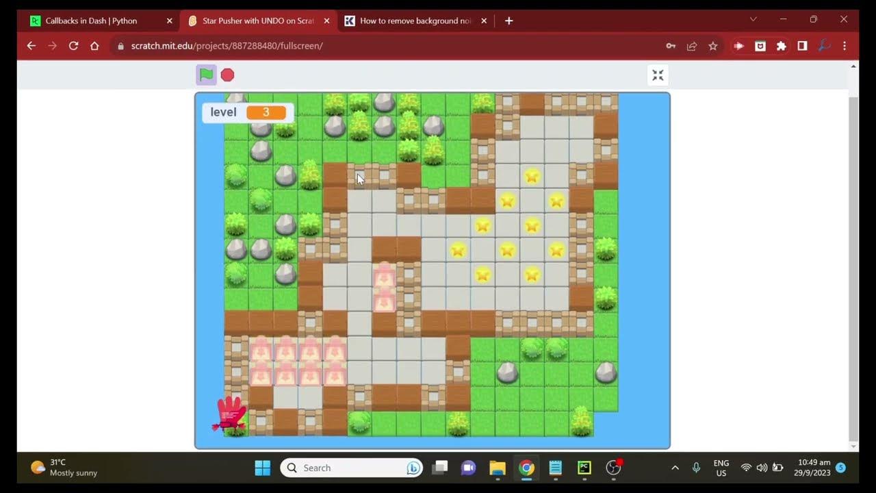 Star Pusher Game - Level 3 Solution & Explanation - YouTube