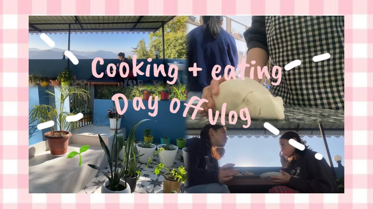 Day off vlog// spending time at home🏡//cooking+eating all day 🫶🏻 - YouTube