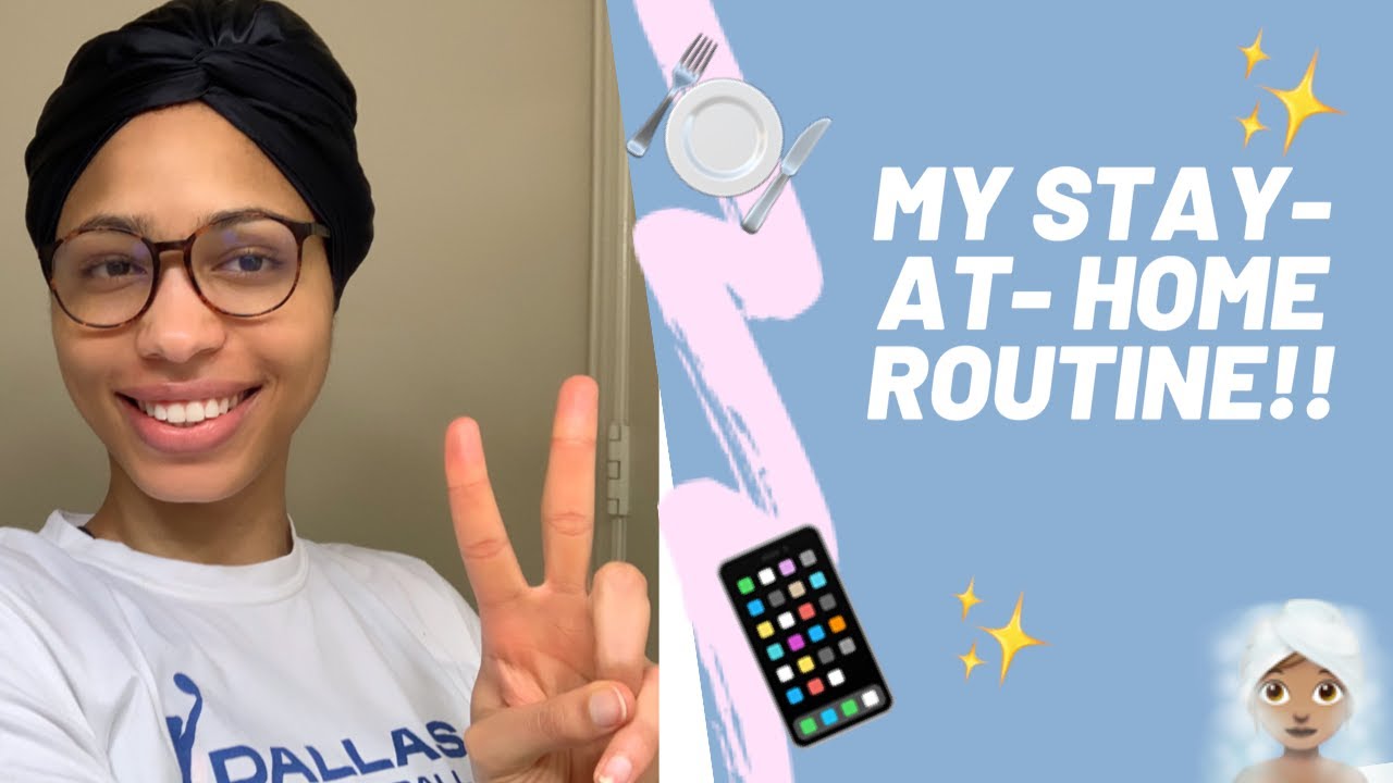 MY STAY AT HOME ROUTINE!!! - YouTube