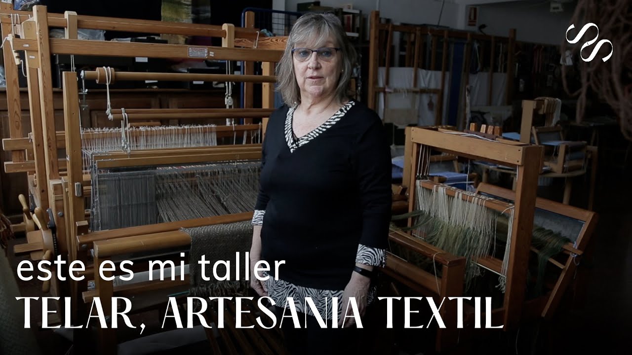 Este es mi taller TELAR, ARTESANIA TEXTIL - YouTube