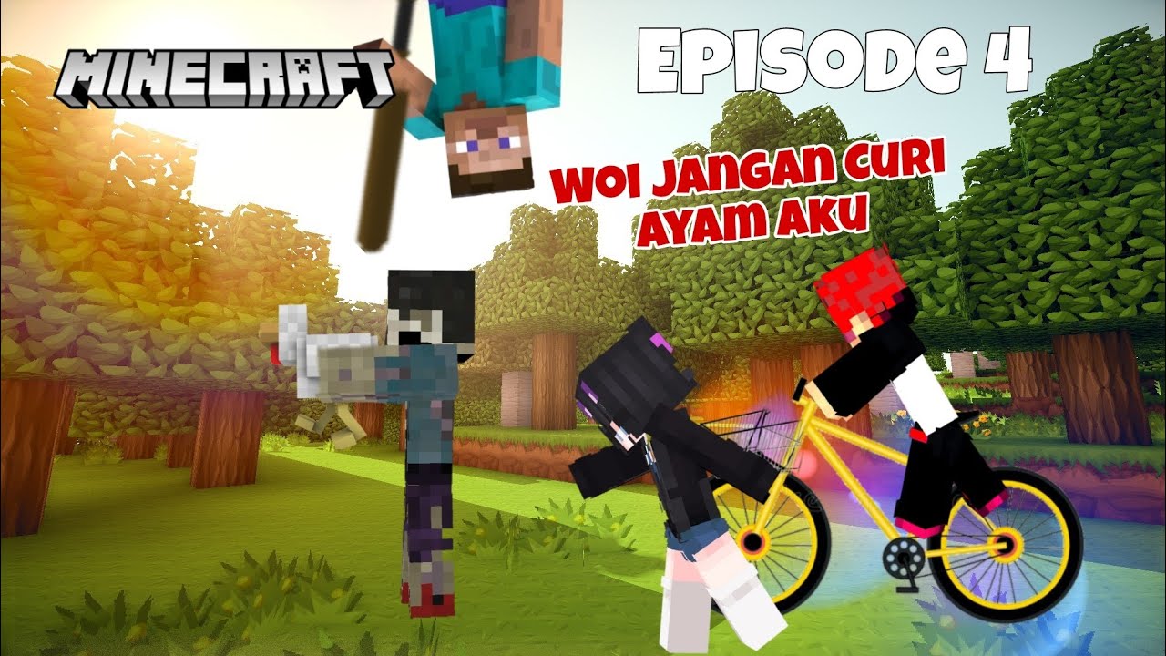 (zombie apocalypse Minecraft) Zombie Curi ayam untuk berbuka puasa ...