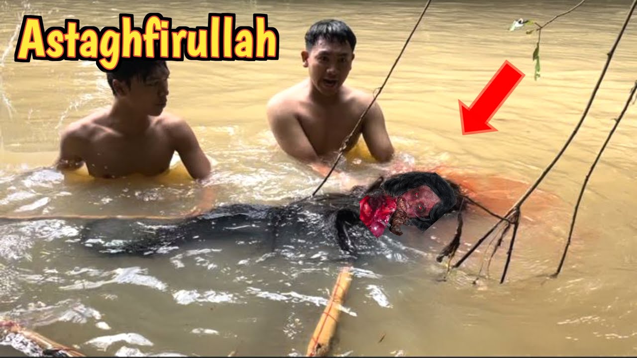 🔴HEBOH BANGET TANGKAP HANTU AIR / KUYANG PAKAI D4R4H SEGAR - YouTube
