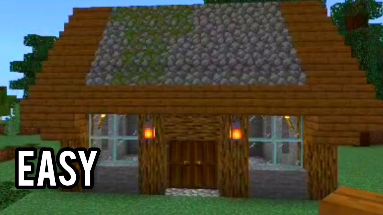Easy House Build in Minecraft - YouTube