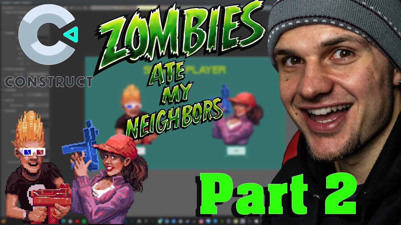 MORE LEVELS! | Recreating Zombies ate my neighbours in Construct 3 ...