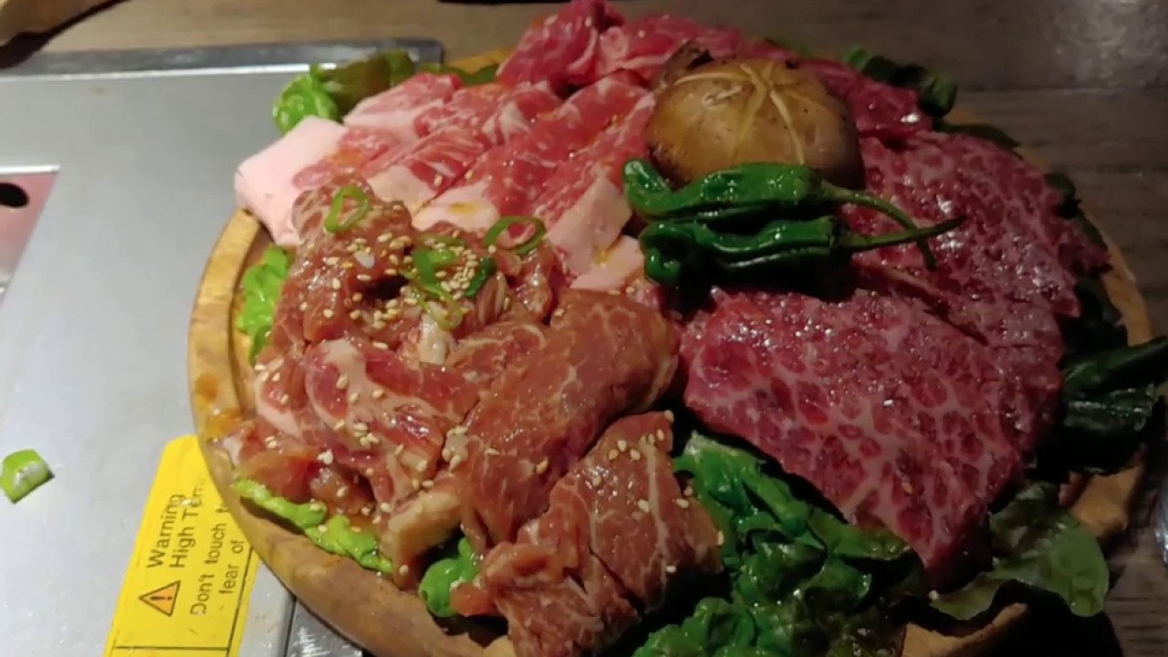 Korean BBQ in New York City - Barn Joo - YouTube