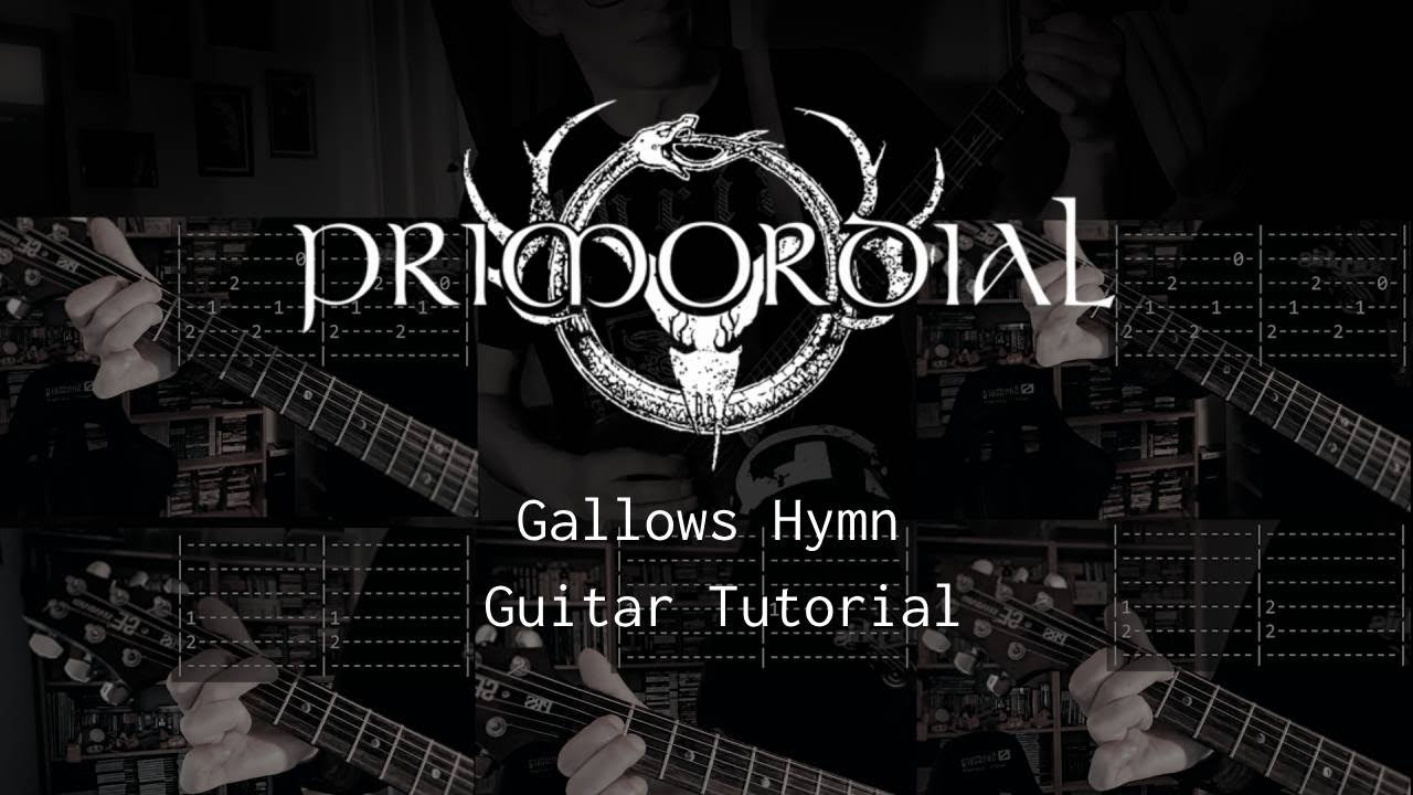 Primordial - Gallows Hymn (guitar playthrough & tabs) - YouTube