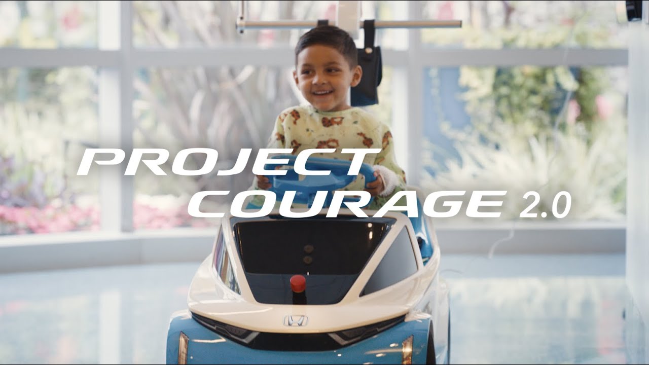 Project Courage spreads joy with the new Honda Shogo - YouTube