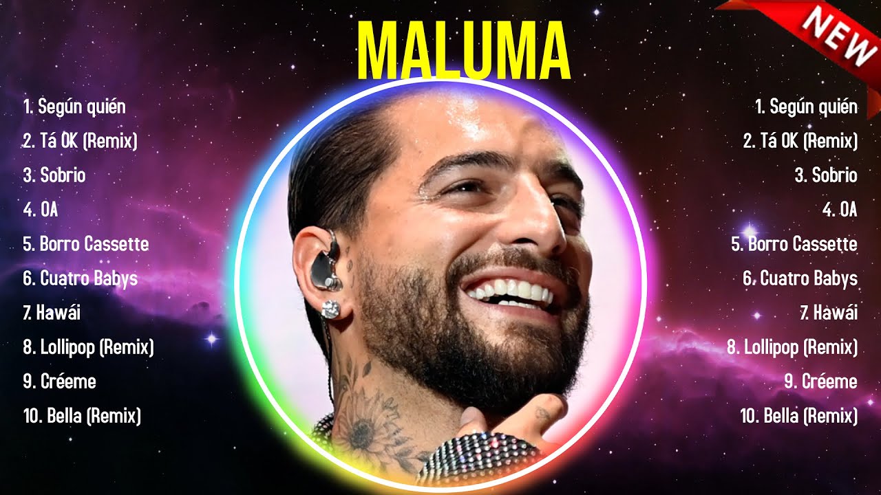 The best of Maluma full album 2024 ~ Top Artists To Listen 2024 - YouTube