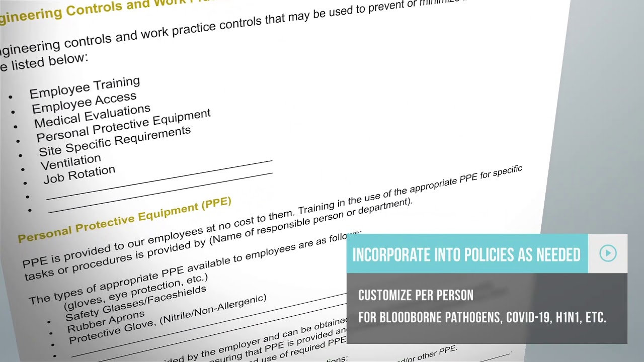 NECA Exposure Control Plan Template Now Available - YouTube