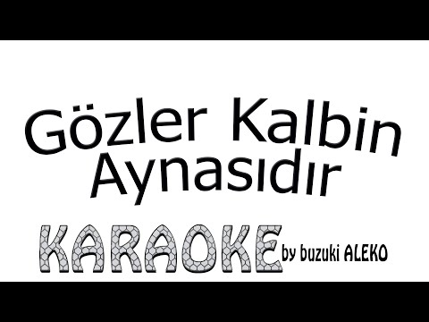 Gözler Kalbim Aynasıdır  #karaoke #karaokesongs #karaokevideo