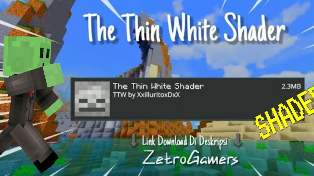 THE THIN WHITE SHADER: PARA MINECRAFT BEDROCK 1.18 - YouTube