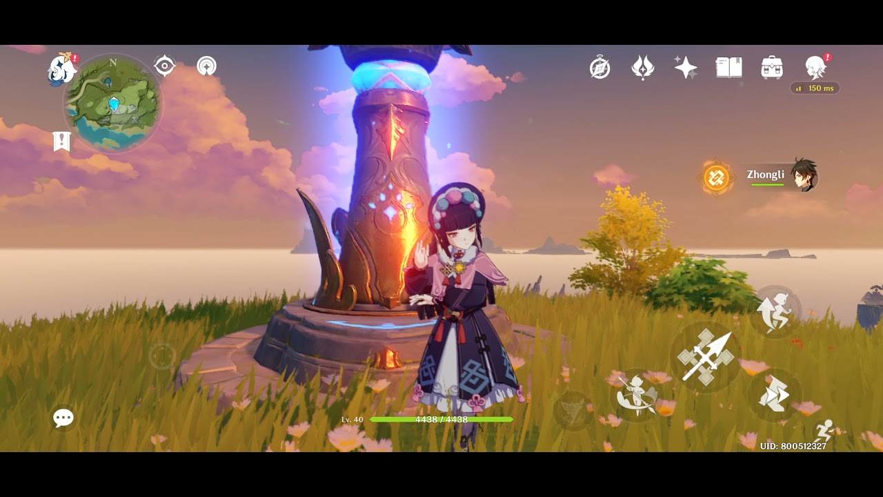 Genshin Impact Yunjin Idle Animation 2 - YouTube