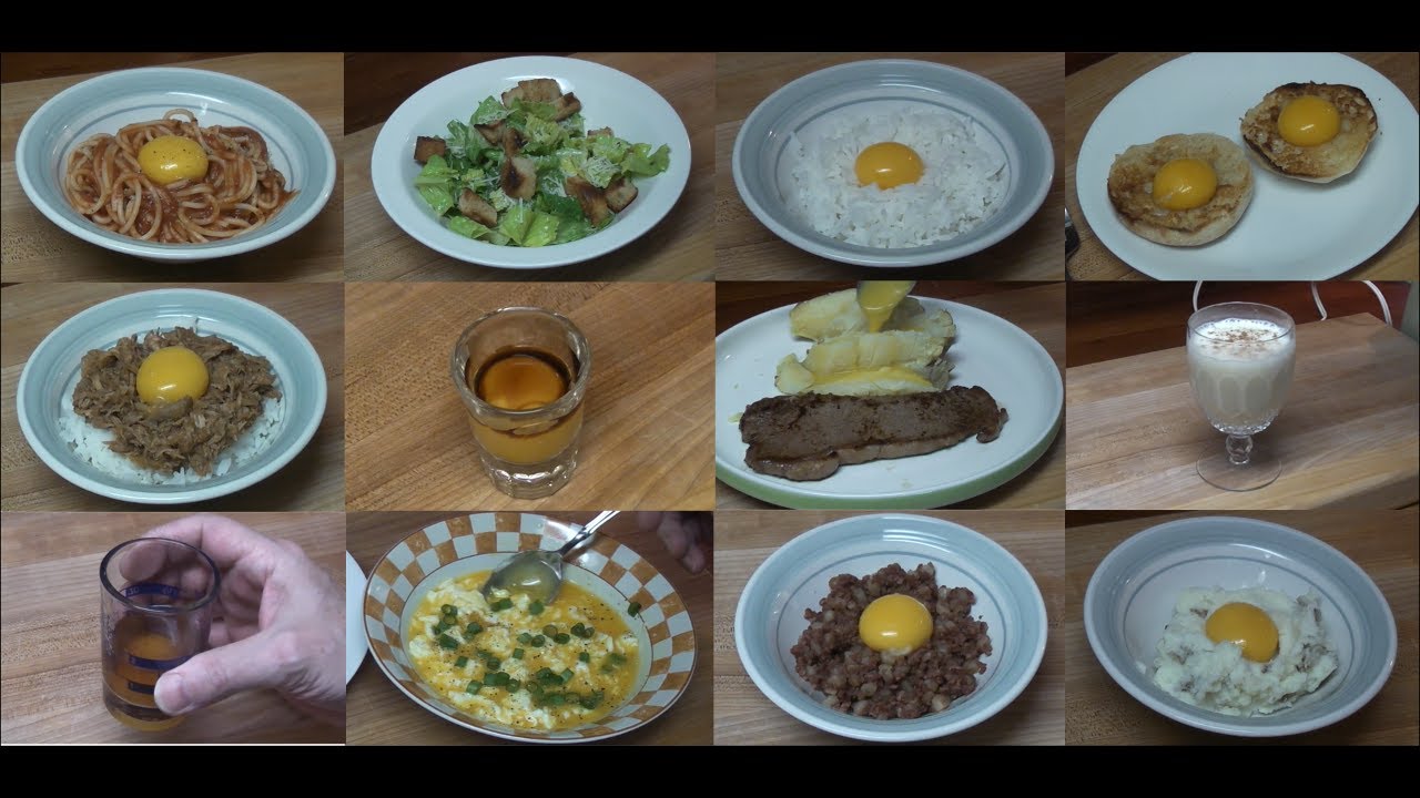 12 Ways to Eat Raw Egg Yolks - YouTube