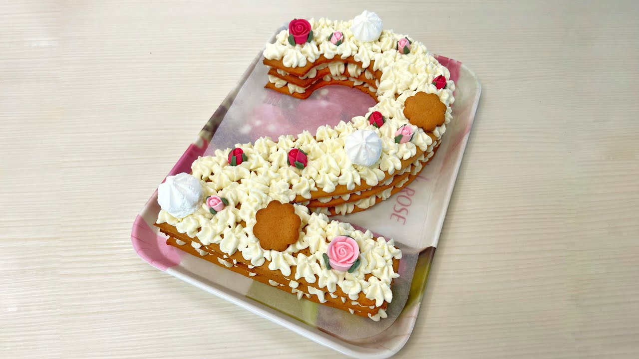 TORTA NUMERO. TORTA CIFRA. TORTA COMPLEANNO. Cream tart. Per bambini ...