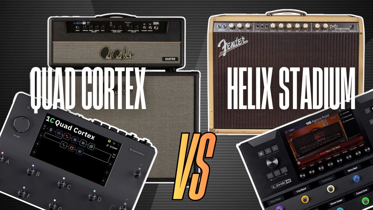Line 6 Helix Stadium vs Neural DSP Quad Cortex – Tone Comparison - YouTube