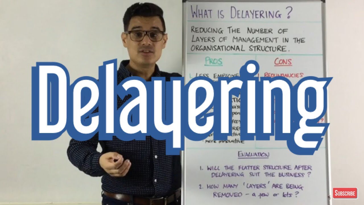Delayering (Pros, Cons & Evaluation) - YouTube