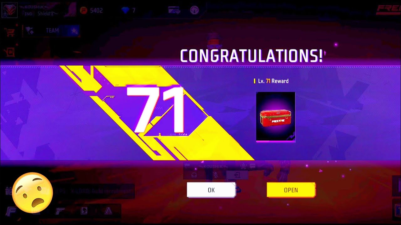 71 LEVEL - FREEFIRE MAX - YouTube