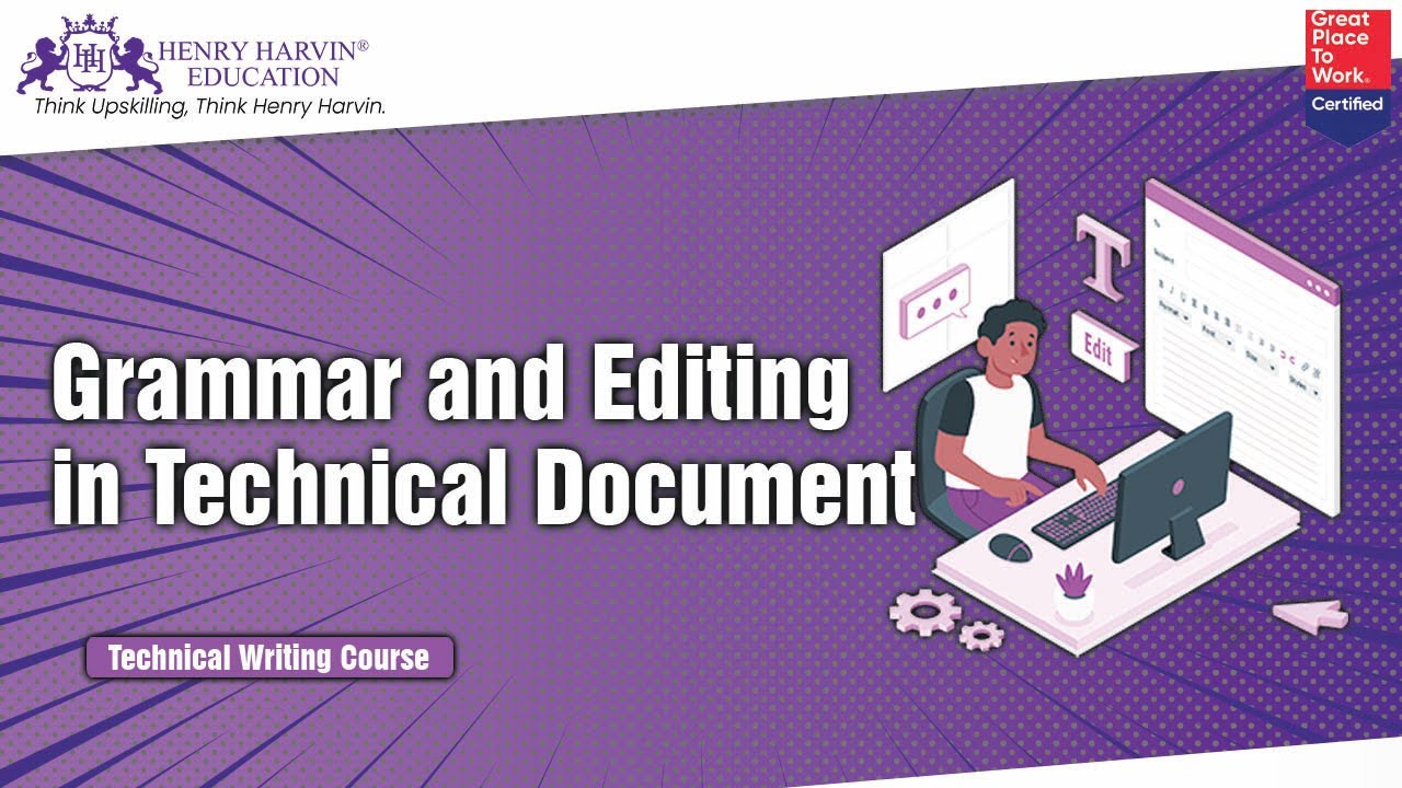 Grammar And Editing in Document | Technical Writing Course for ...