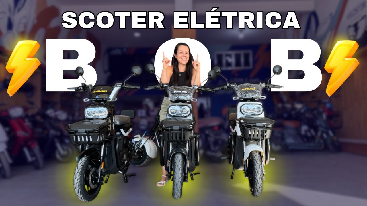 LANÇAMENTO! Scooter elétrica BOB! Vale a pena? Vem conhecer - YouTube