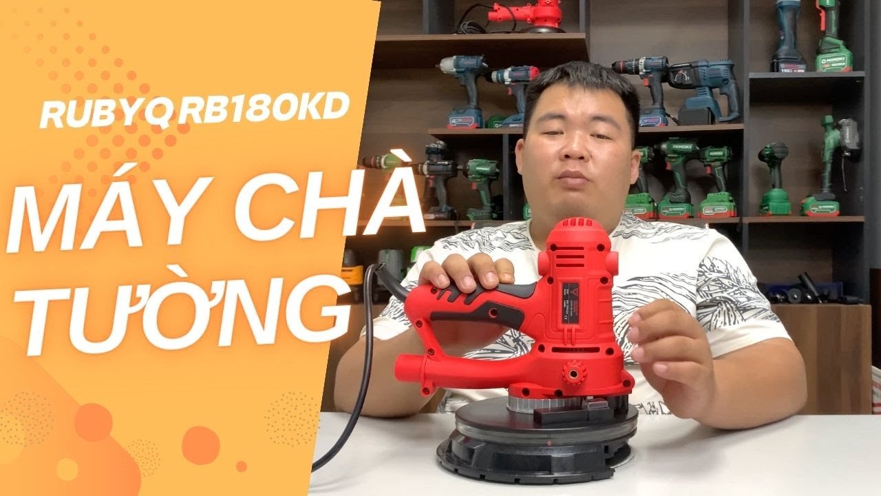MÁY CHÀ TƯỜNG RUBYQ RB180KD nhỏ gọn, công suất 850W. - YouTube
