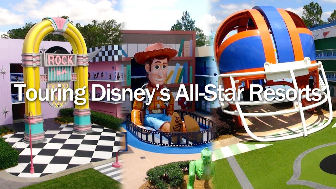 Disney's All-Star Resorts | Walking Tour - YouTube