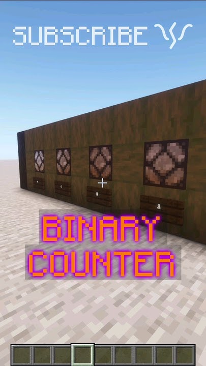 MY BINARY COUNTER with a NEW AND IMPROVED DESIGN! | Redstone with PsiVolt #minecraft #redstone ...