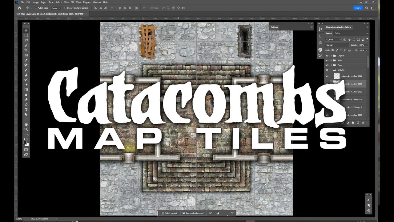 Catacombs Map Tiles - YouTube