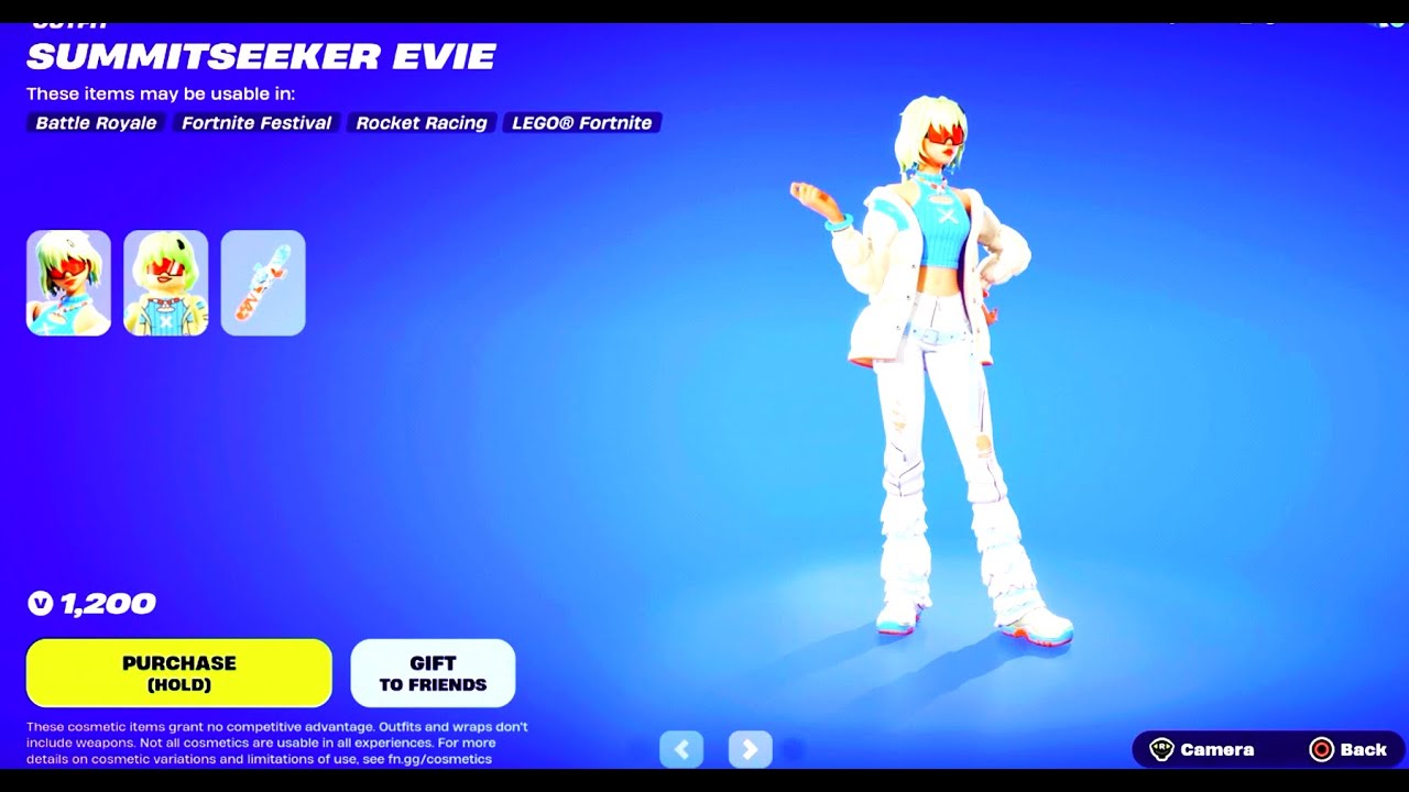 summitseeker evie skin is now out #fortnite #newfortniteskins - YouTube