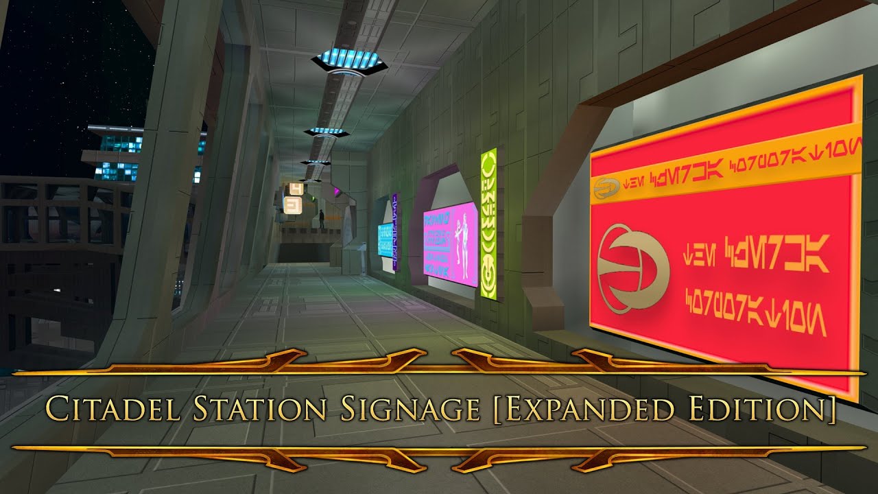 Citadel Station Signage [Expanded Edition] - YouTube