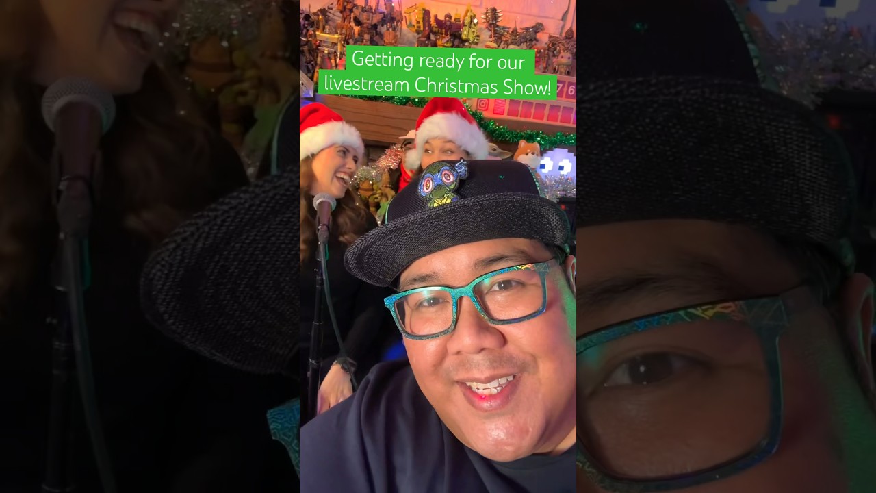 7 cameras, one livestream. Setting up for a Holiday concert! # ...