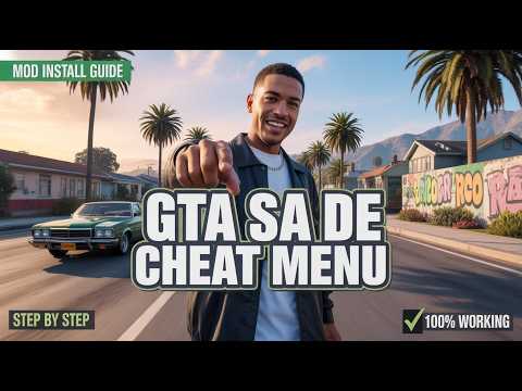How to Install Cheat Menu Mod in GTA San Andreas Definitive Edition (2026 Guide)