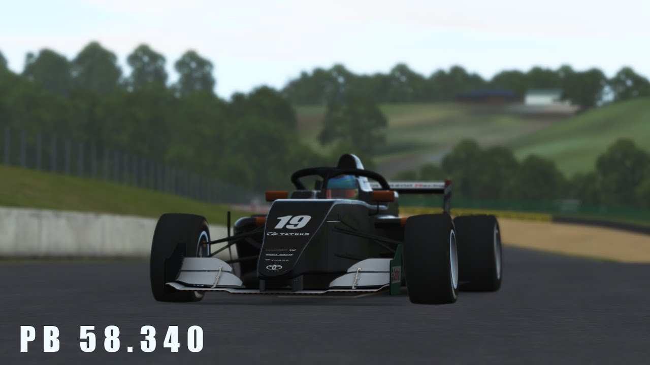 rFactor 2 - Hampton Downs National - Tatuus FT60 - Practice laps - YouTube