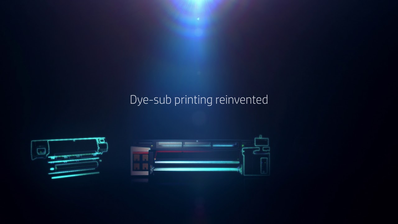 HP Stitch Dye Sublimation Printer Official Teaser - YouTube