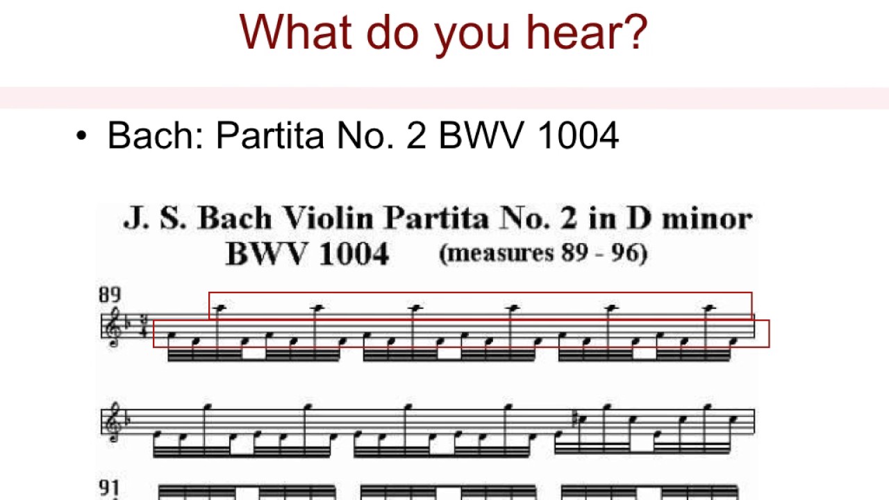 Auditory Scene Analysis: Bach Example - YouTube